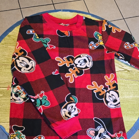 Pajamas | Red And Black Plaid Mickey Mouse Sweater | Poshmark